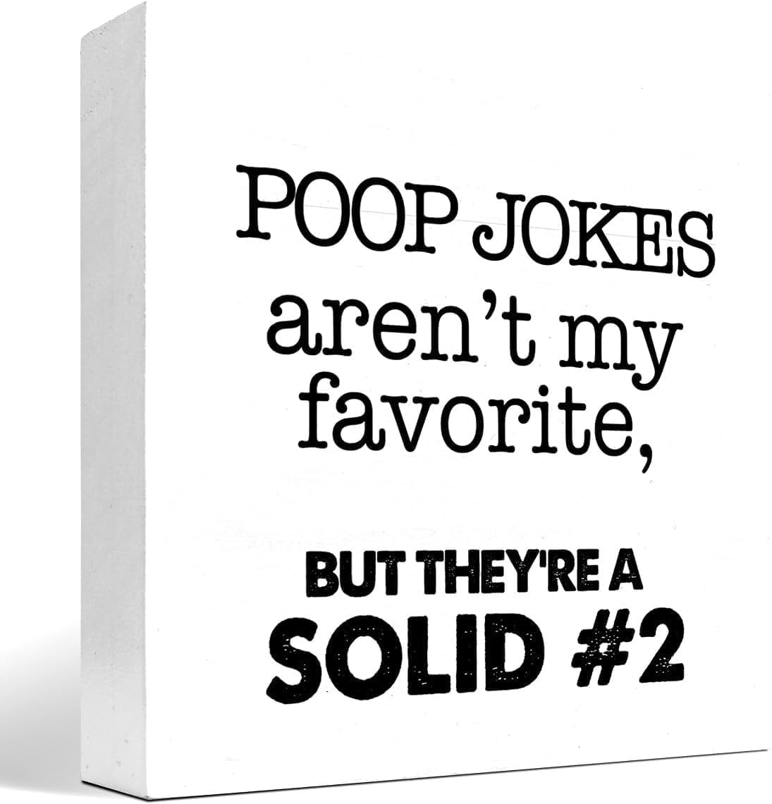 7X7 Inch Jokes Aren'T My Favorite Wood Box Sign Decor Desk Sign,Funny ...