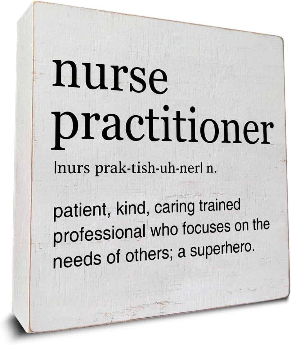 7X7 Inch Nurse Practitioner Gifts For Women Men Nurse Practitioner ...