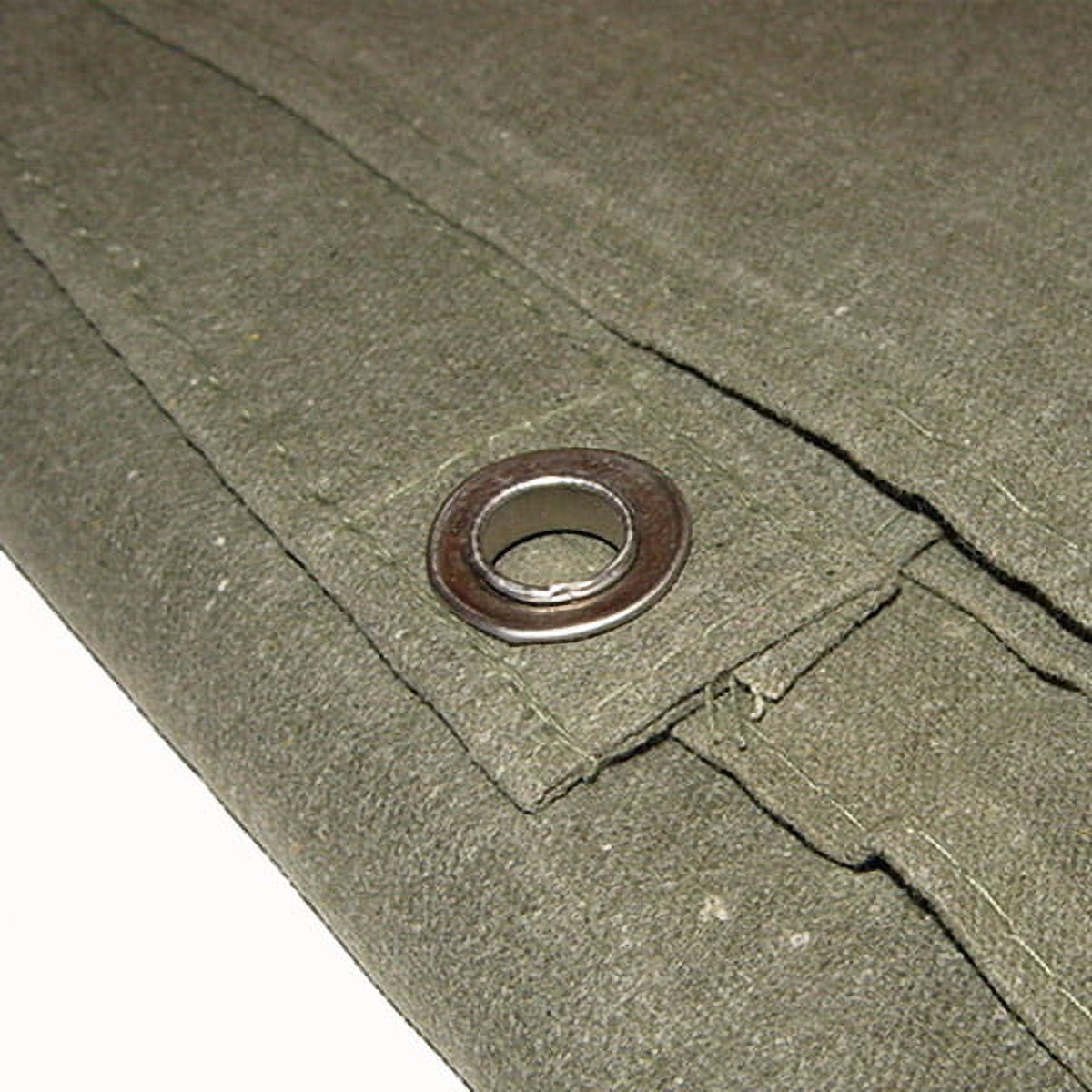 7X9 Canvas Tarp Cover Heavy Duty Green Car Truck Boat Vehicle Canopy 7 ...