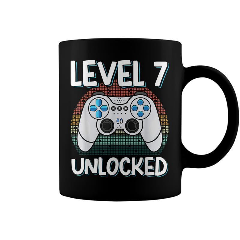 7Yr Bday Son Boy Funny Gamer 7Th 7 Years Old Birthday V2 Coffee Mugs ...