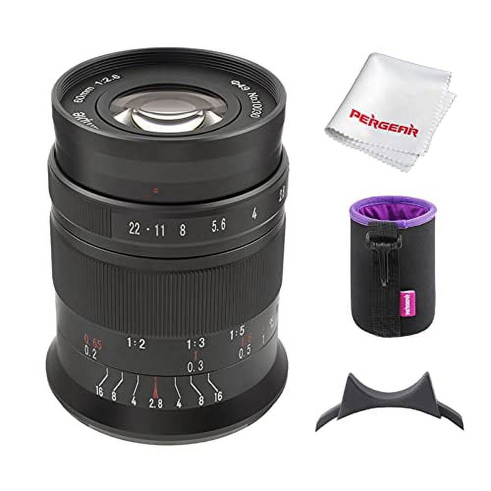 7artisans 60mm F2.8 II APS-C Format Macro Lens, Compatible with Fuji X ...