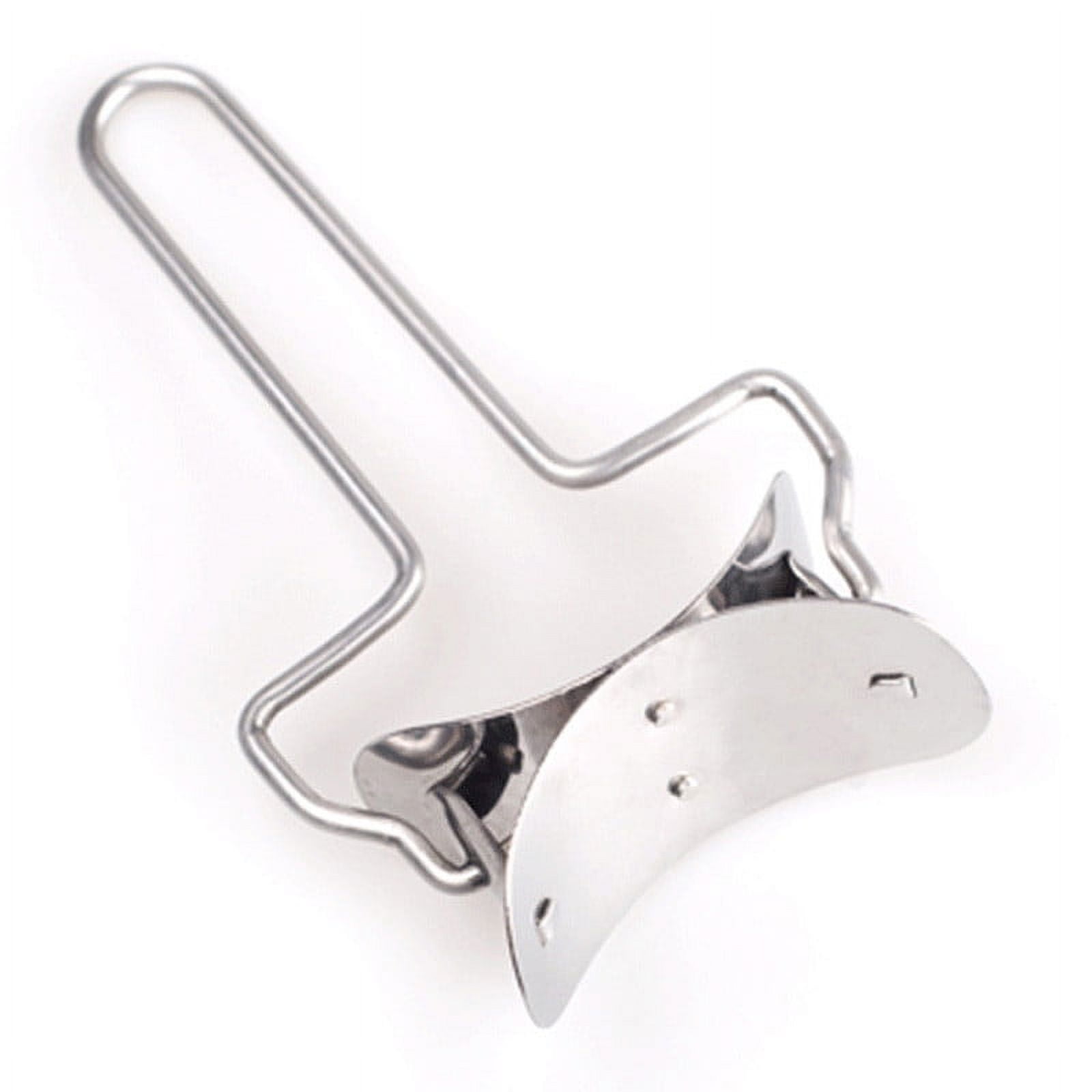 7cm Stainless Steel Fondant Spatula - Round Rolling Blade for Cake ...