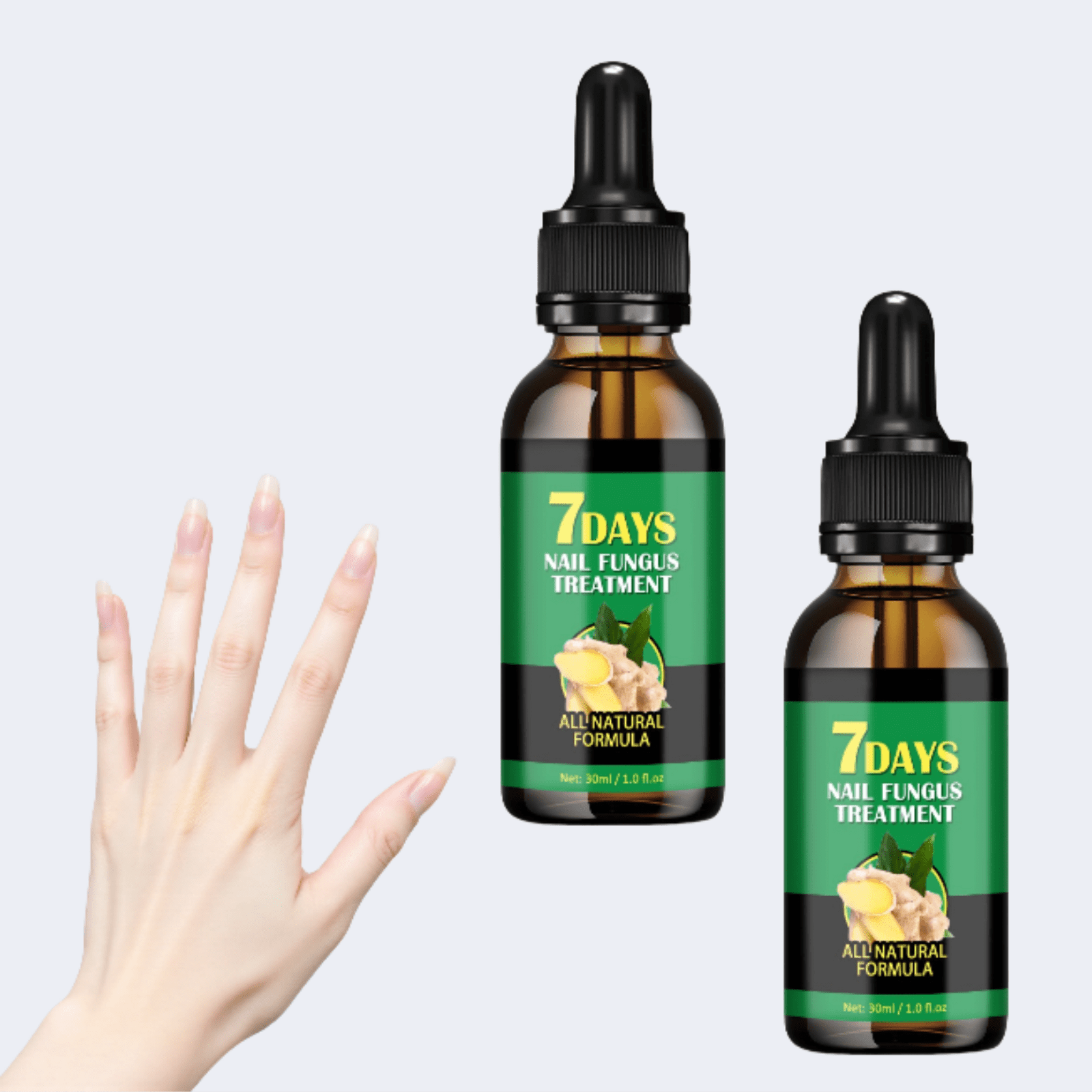 7days Nail Fungus Treatment Essence Serum, Ginger Nail Treatment, Anti ...