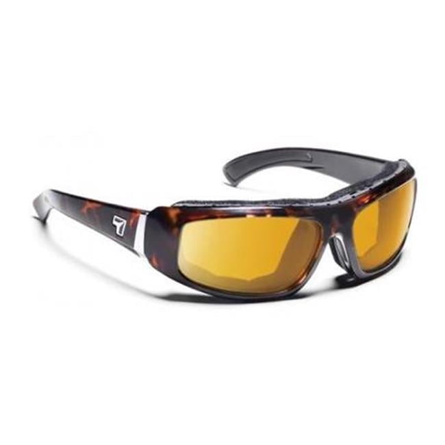7eye 183743 Bali Sharp View Yellow Sunglasses- Glossy Black - Medium ...