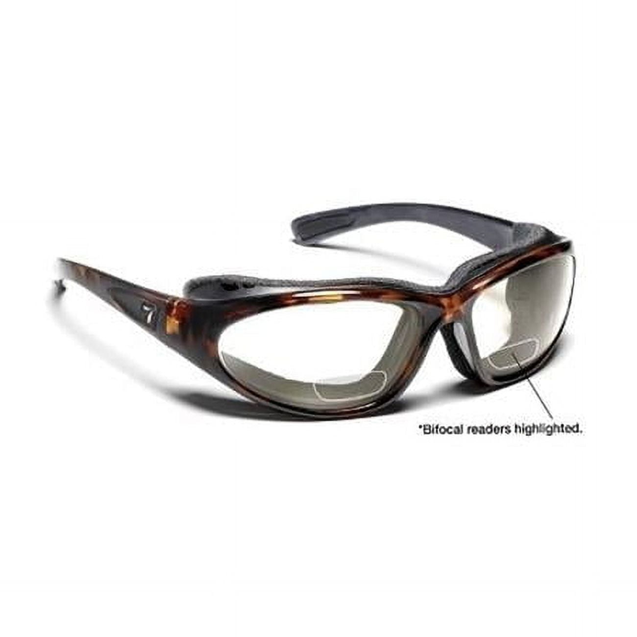 7eye Bora Sharp View Clear Plus 2.00 Reader Sunglasses- Dark Tortoise - Medium & Extra Large ...