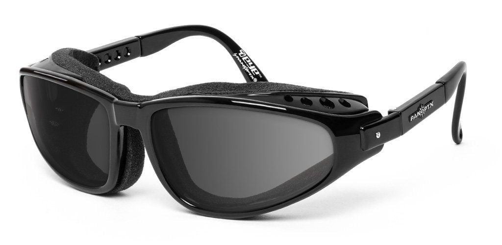 7eye by Panoptx 110541 Raptor Glossy Black Frame with Sharp View Gray ...