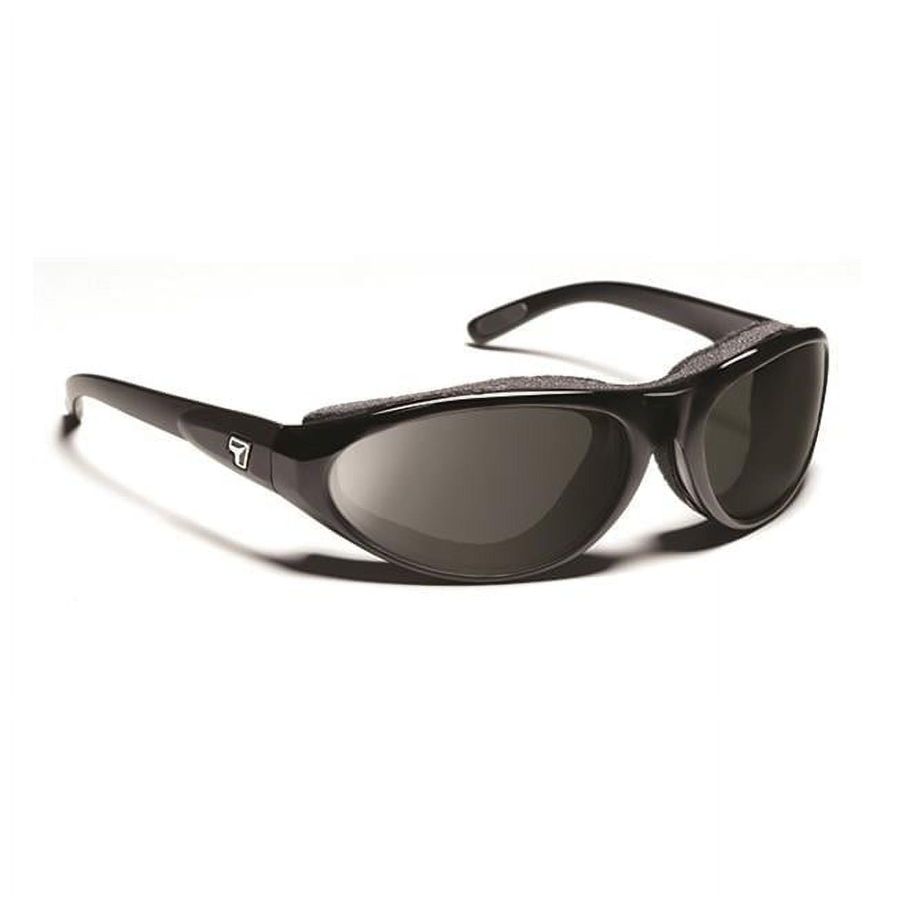 7eye by Panoptx Cyclone Glossy Black Frame with Sharp View Gray ...