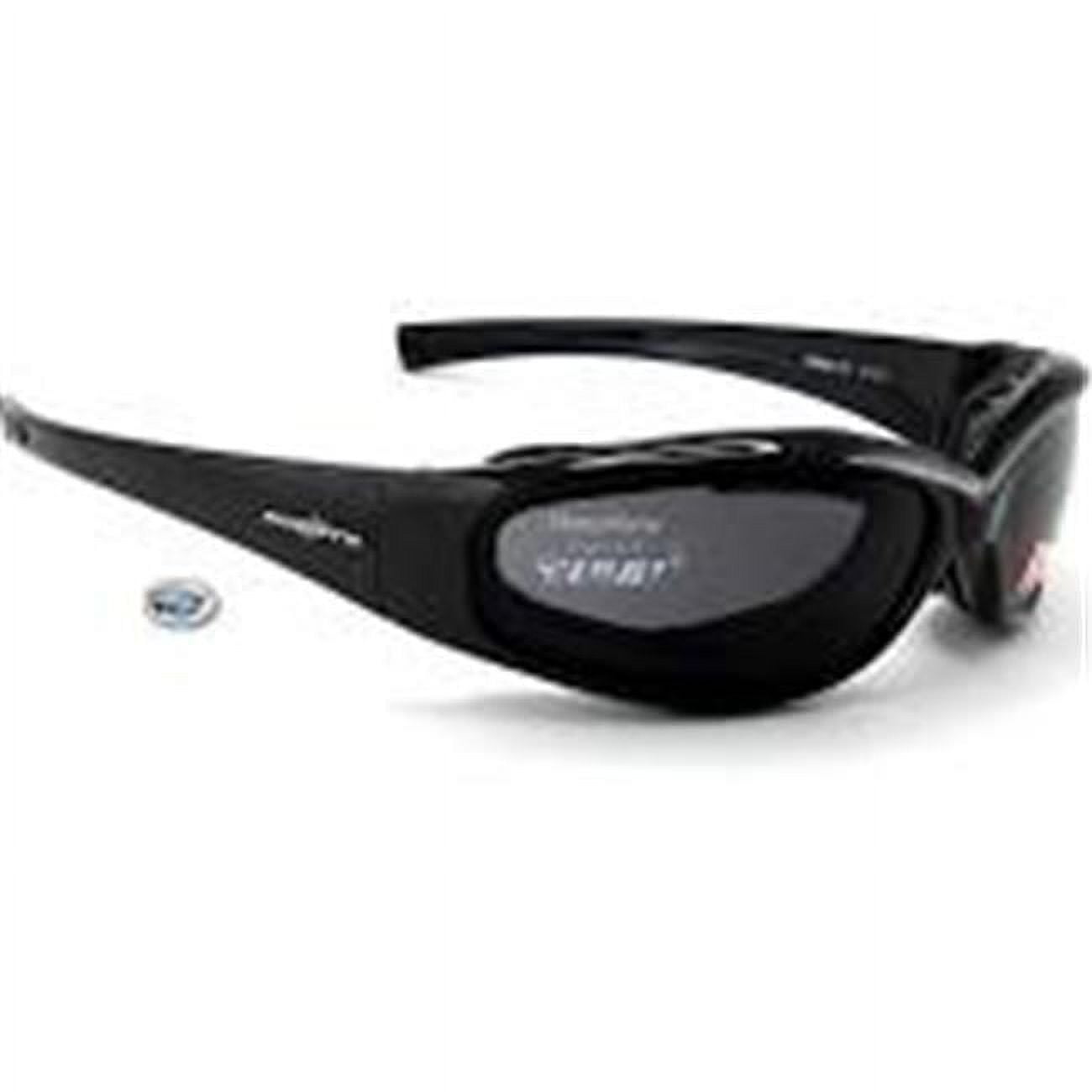 7eye by Panoptx Rush Metallic Black with SharpView Gray Lens - Black ...