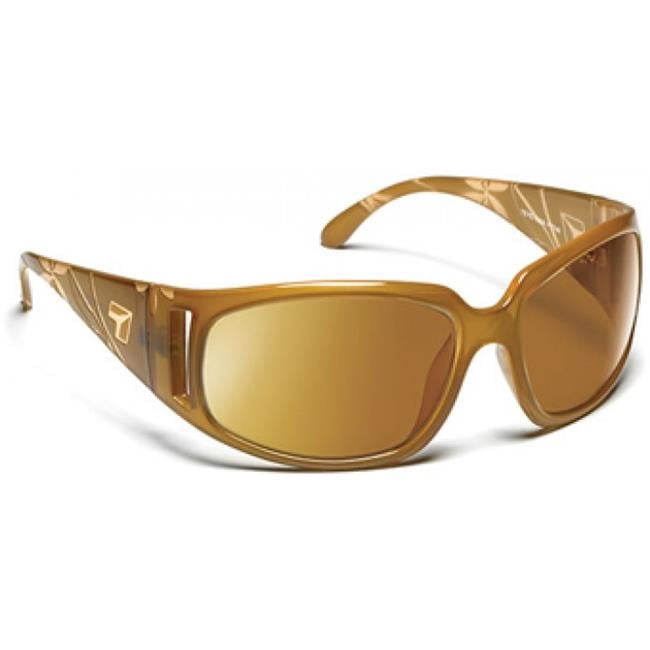 7eye by Panoptx Tina Etched Taupe Frame with Sharp View Copper Lens ...