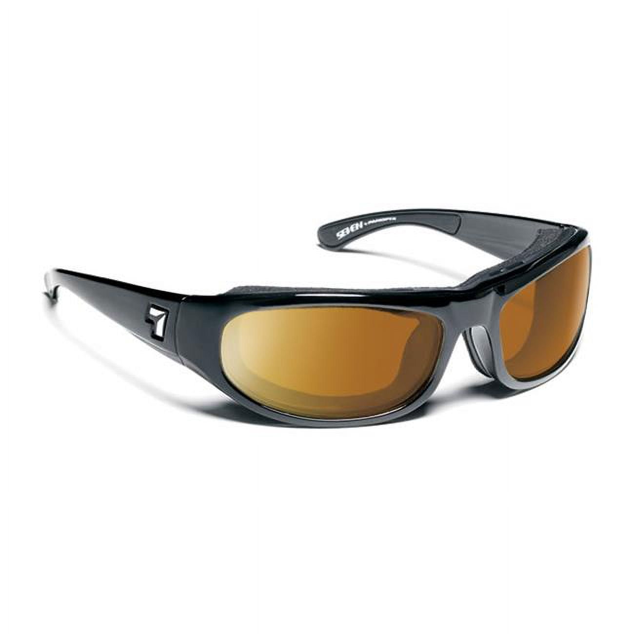7eye by Panoptx Whirlwind Glossy Black Frame with Sharp View Polarized ...