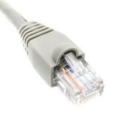 7ft (7 FT) Cat5e Ethernet Network Crossover Cable Gray w/Orange Boots (10 Pack) - Walmart.com