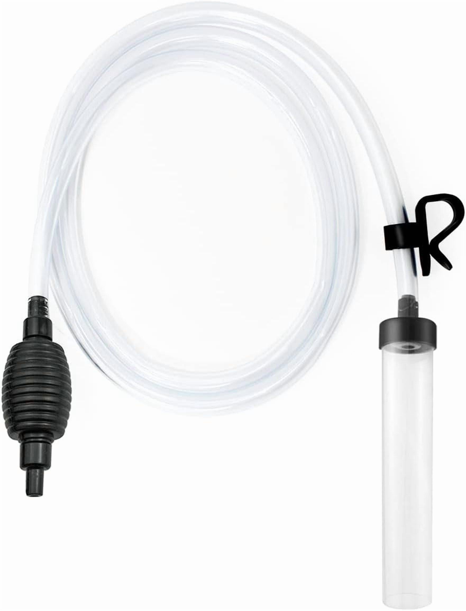 7ft Aquarium Siphon Vacuum Cleaner for Fish Tank Cleaning Gravel & Sand ...