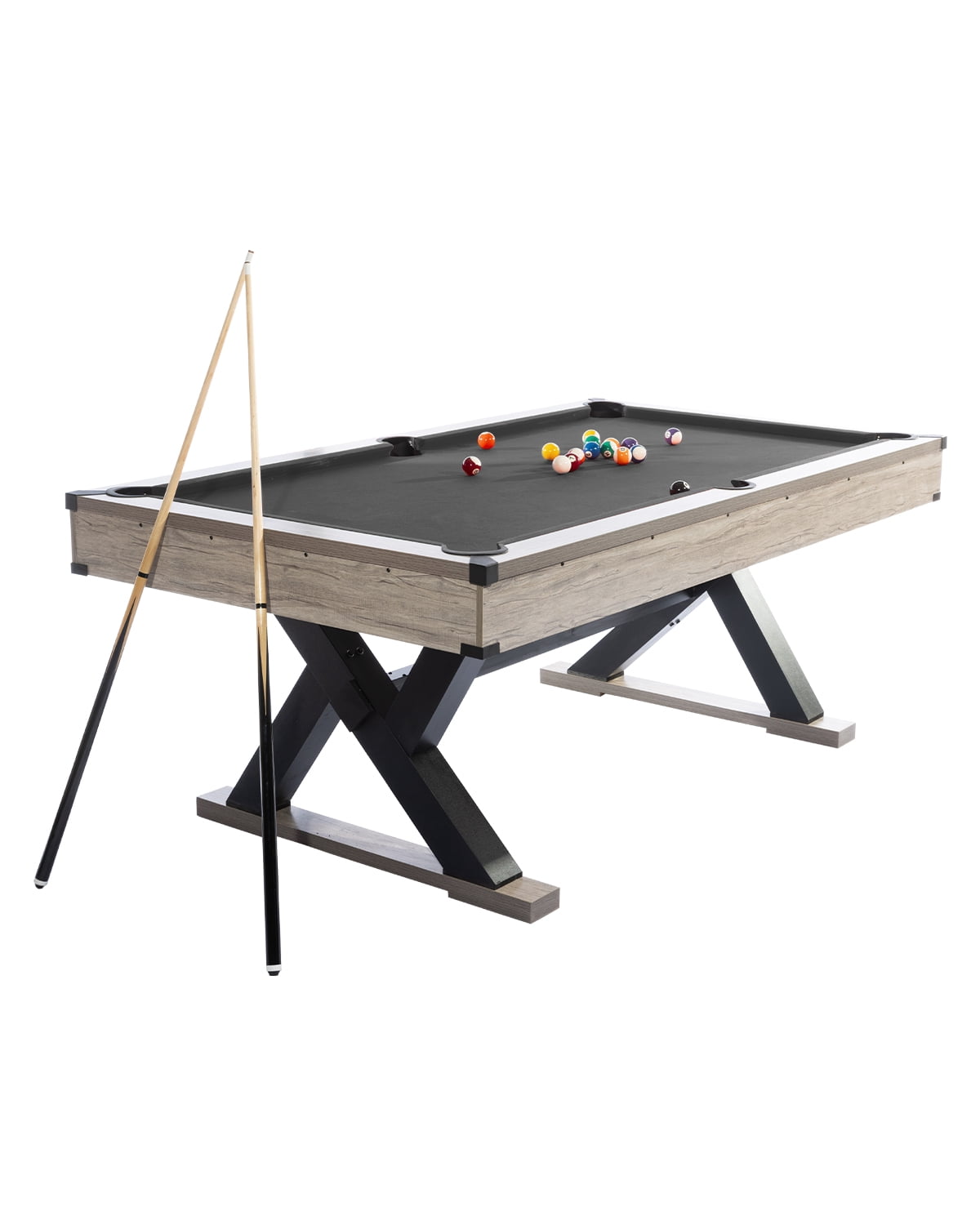 7ft Billiard Table for Home Use - Professional Style with Metal K-Legs ...