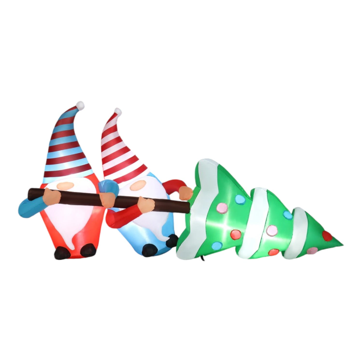 7ft Long Lighted Christmas Blow Up Yard Decorations, Christmas ...