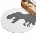 7ft Round Rug Cartoon Animals Area Rugs for Living Room Bedroom ...