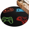 7ft Round Rug Game Controller Area Rugs for Living Room Bedroom ...