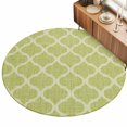 7ft Round Rug Grass Green Morocco Area Rugs for Living Room Bedroom ...