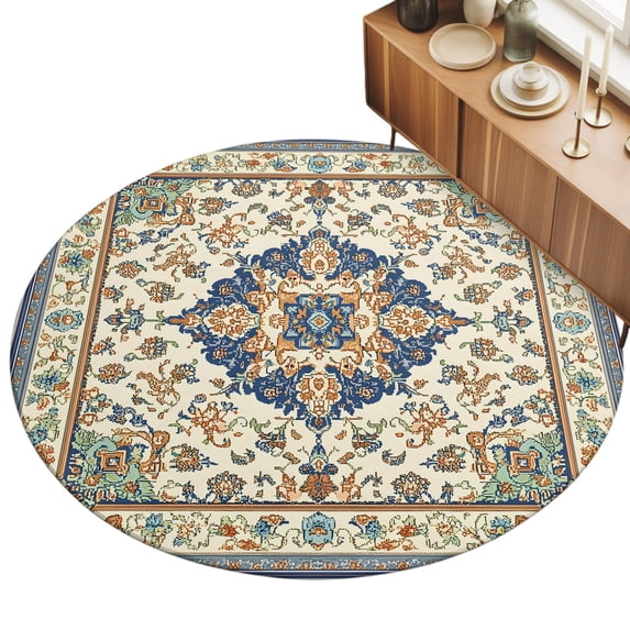 7ft Round Rug Southwest America Area Rugs for Living Room Bedroom ...
