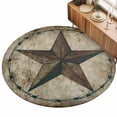 7ft Round Rug Vintage Farmhouse Area Rugs for Living Room Bedroom ...