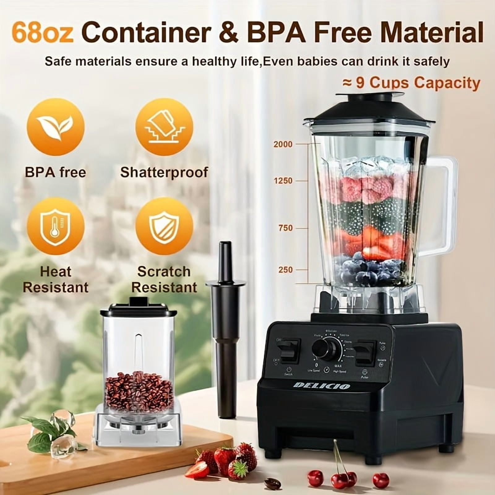 7in 1 Blender And Food Processor Combo for Kitchen, Small Electric Food ...