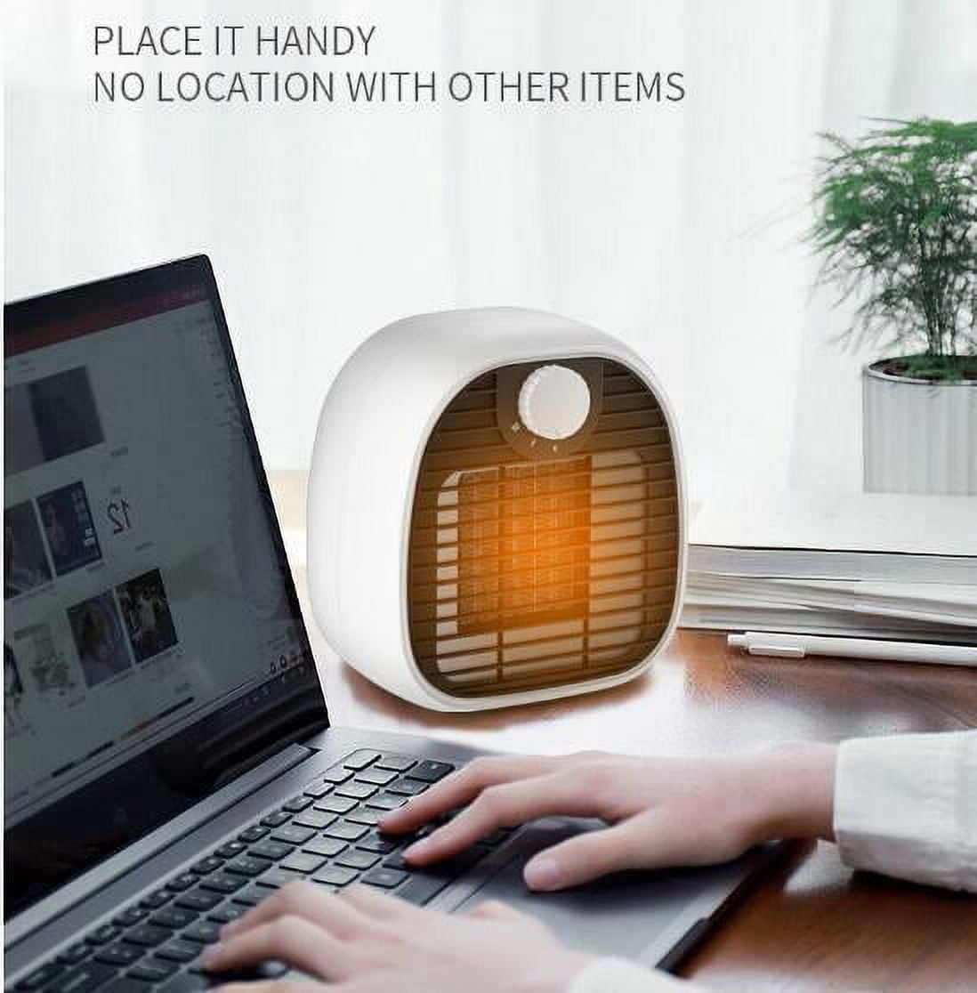 7in 3 Modes Portable Electric Space Heater 1000W Ceramic Fast Heating ...