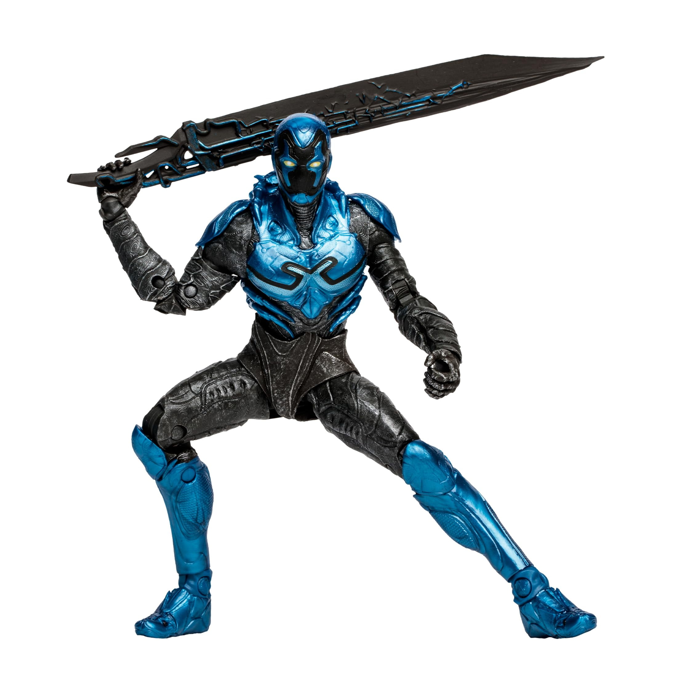 7in Blue Beetle Movie Action Figure, Collectible with Grappling Gun ...