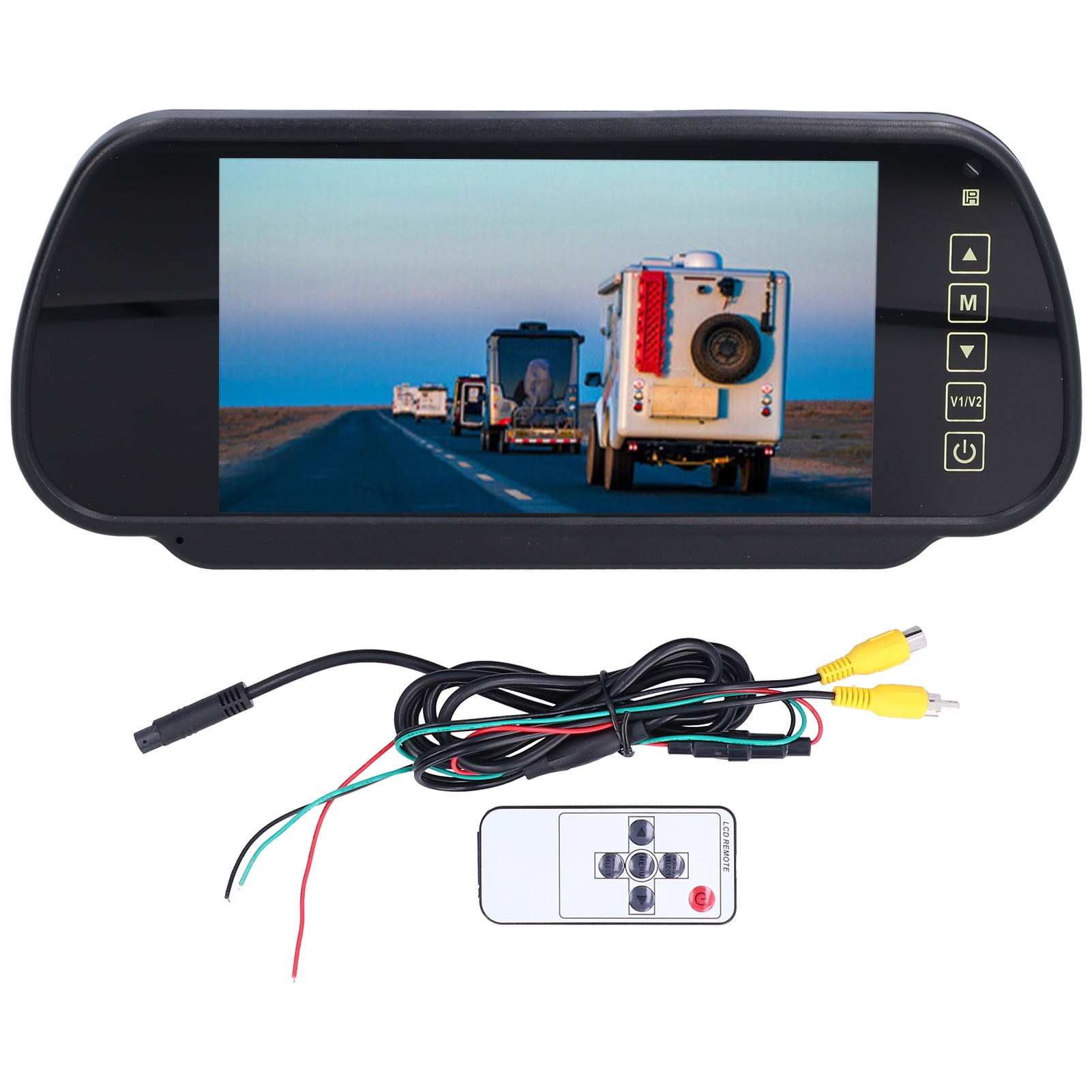 7in Car Rear View Monitor, Color TFT LCD HD Screen, Rearview Backup ...