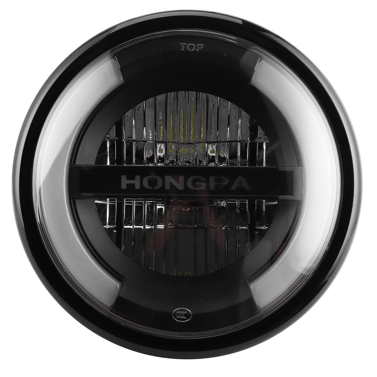 7in Vintage LED Headlight High Low Beam Daytime Running Light Ring Turn ...