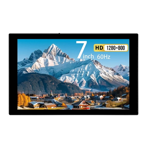 7inch 1280x800 Computer Secondary Monitor with HDTV/USB C ...