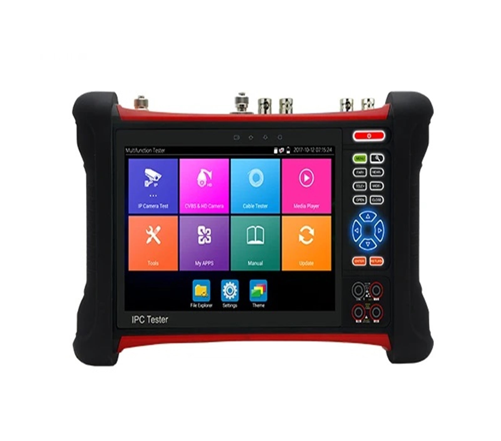 7inch Camera Tester X7 Cctv-monitor 8mp Tvi Cvi Ahd Sdi Rj45 Tdr Cable ...