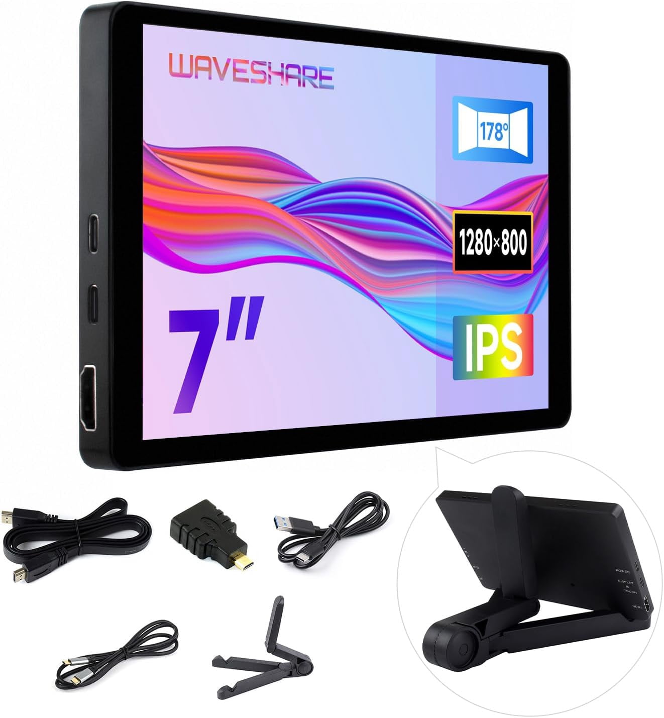 7inch Capacitive Touch Display,1280×800 Resolution, Compatible with ...