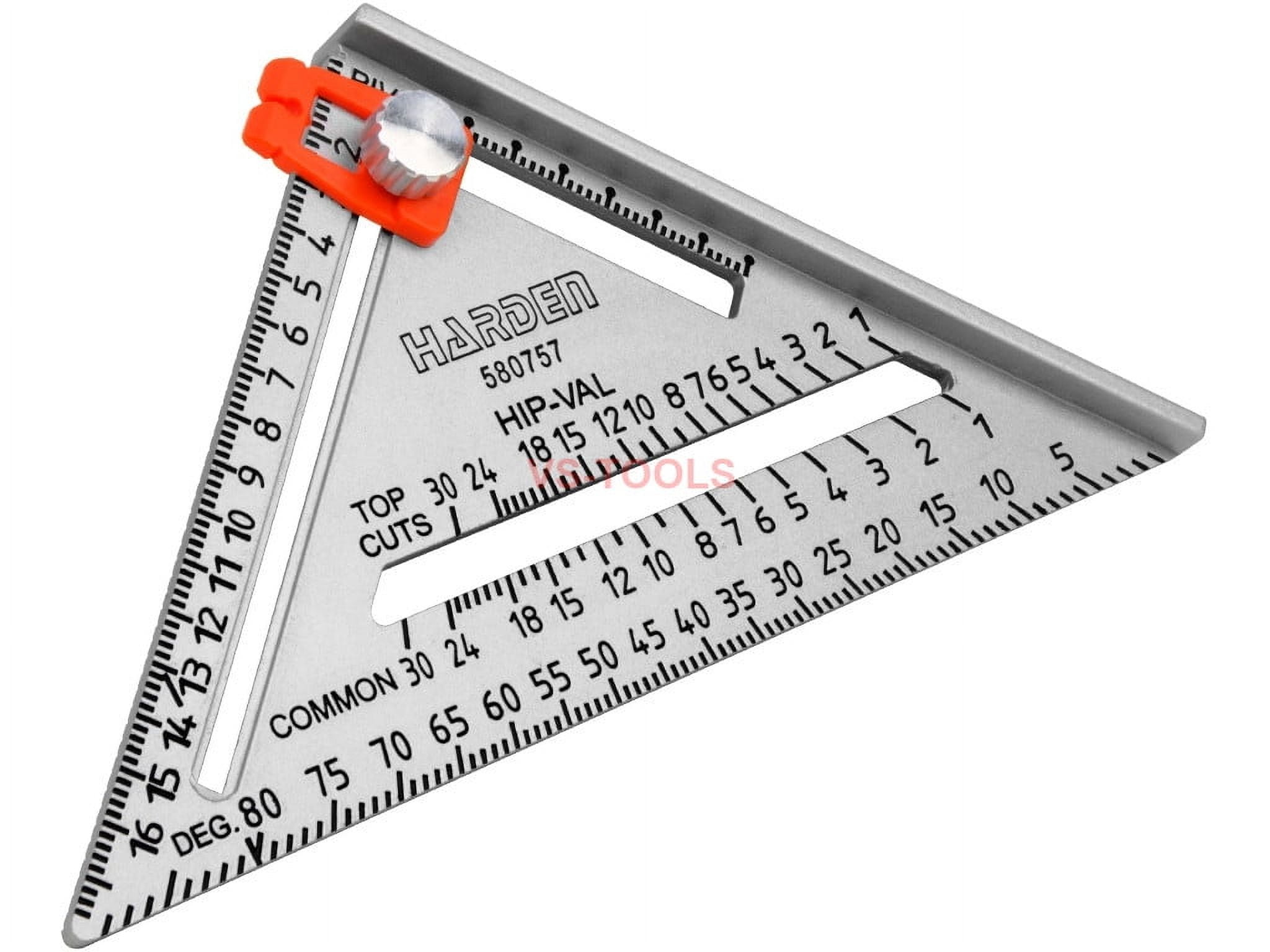 7inch Carpenter Triangle Speed Square Rafter Framing Ruler Protractor ...