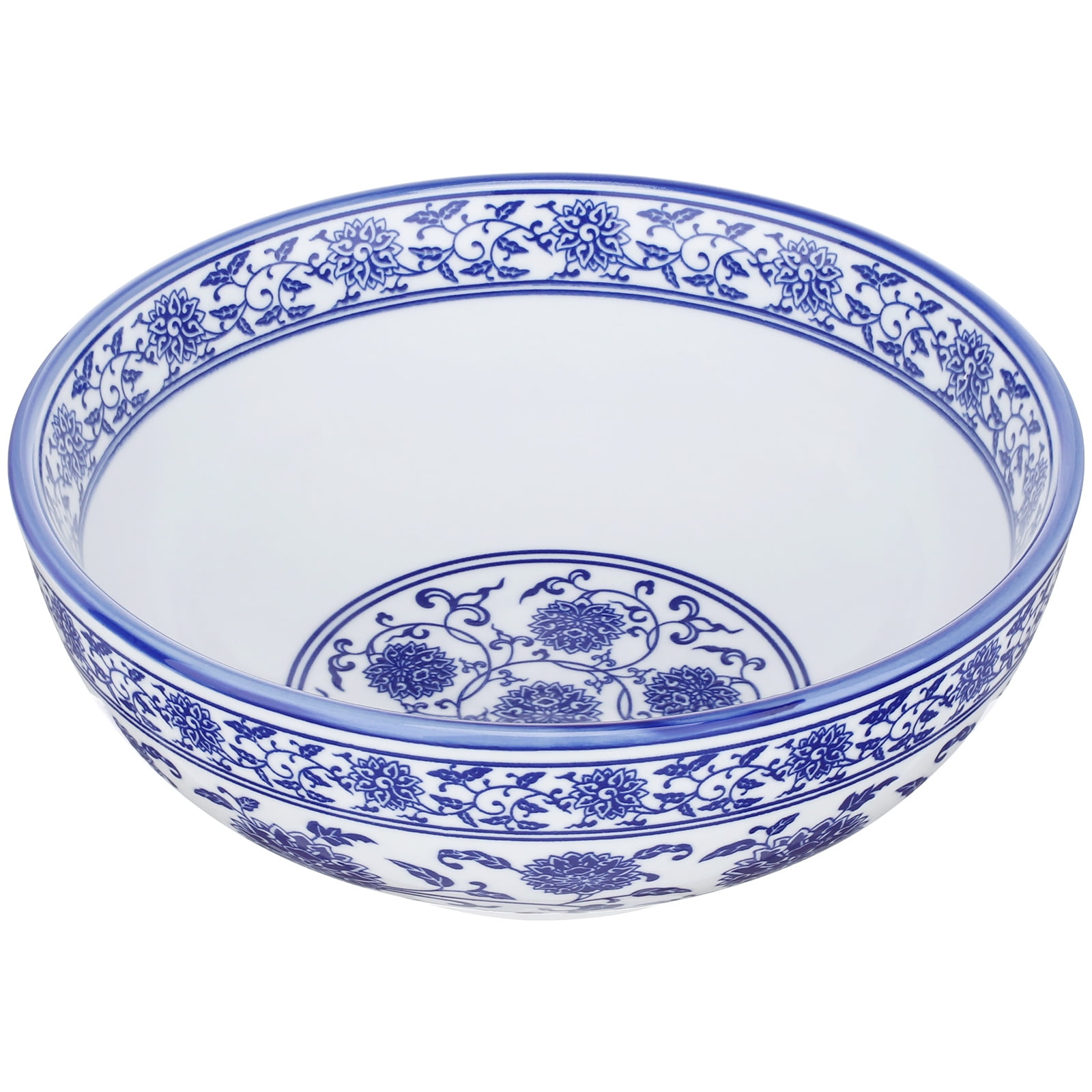7inch Chinese Porcelain Soup Bowl and White Salad Bowl Noddle Serving ...