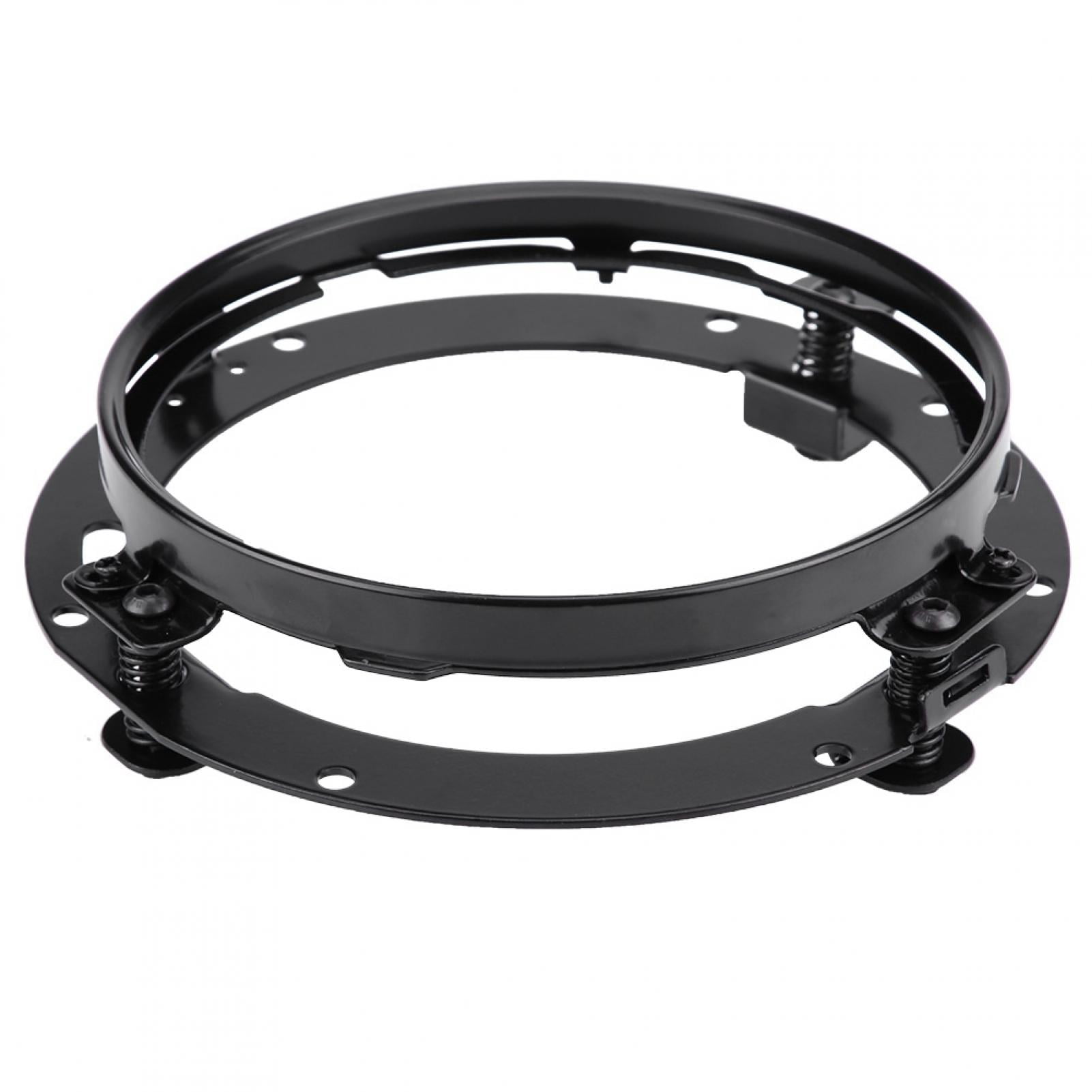 7inch Electroplated Black Headlight Extension Trim Ring Bracket ...