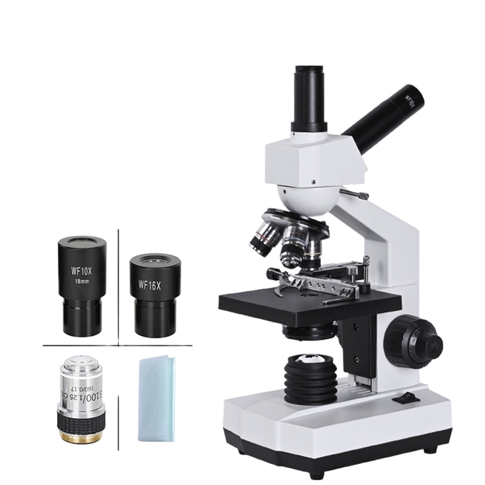 7inch LCD HD Complex Binocular Microscope 1600X Professional Biological ...