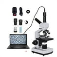 7inch LCD HD Complex Binocular Microscope 1600X Professional Biological ...