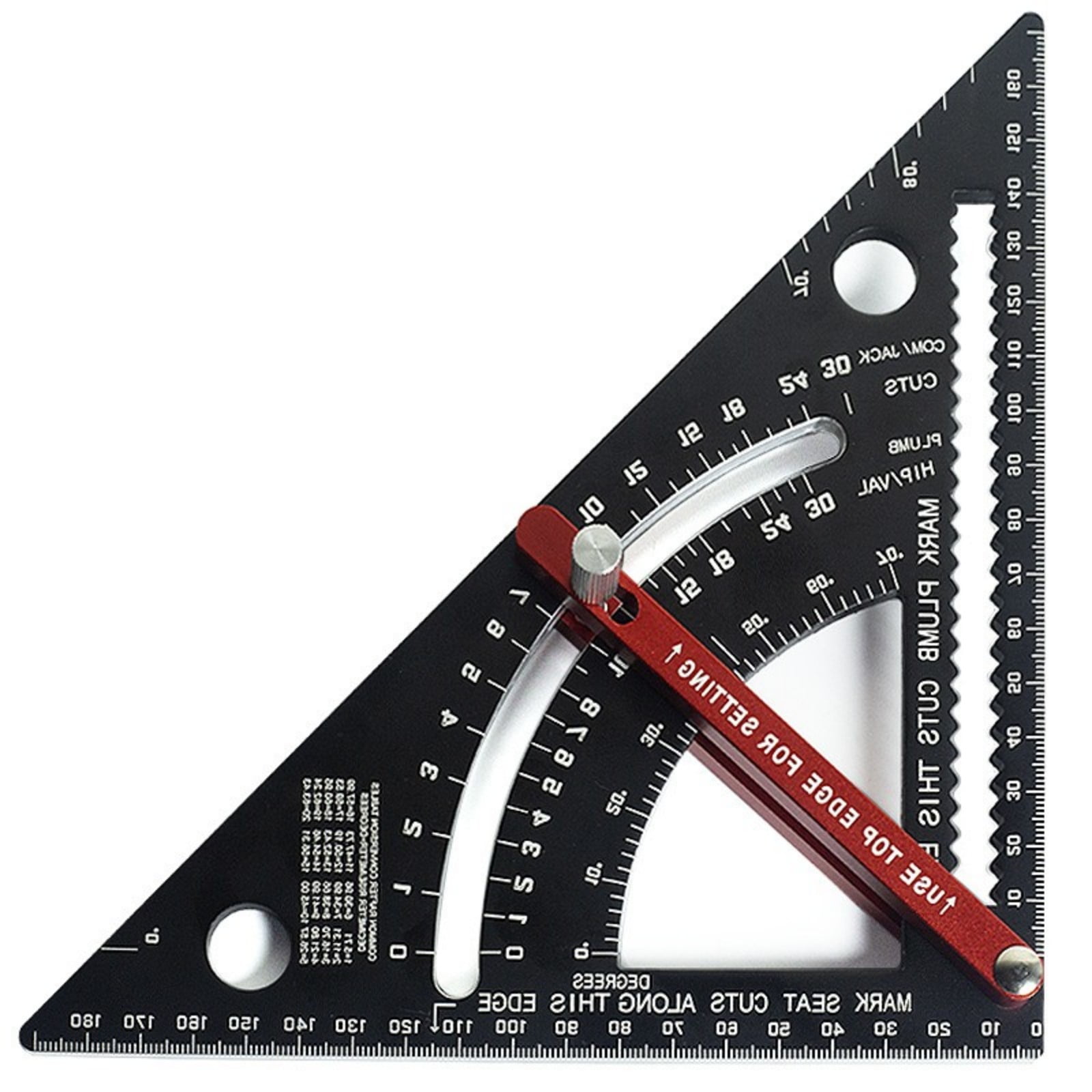 7inch Layout Tool Triangle Ruler Carpenter Rafter Framing Square ...