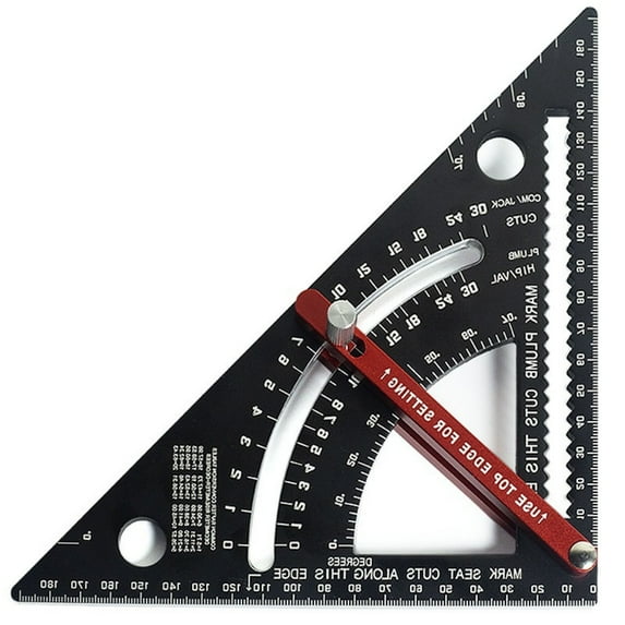 7inch Layout Tool Triangle Ruler Carpenter Rafter Framing Square ...