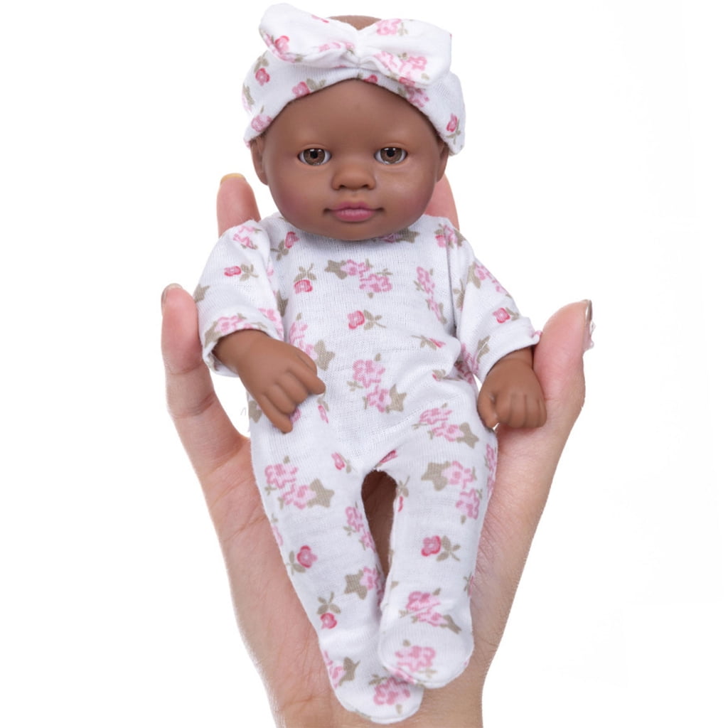 7inch Miniature Soft Vinyls African Reborns Doll For Kids And ...