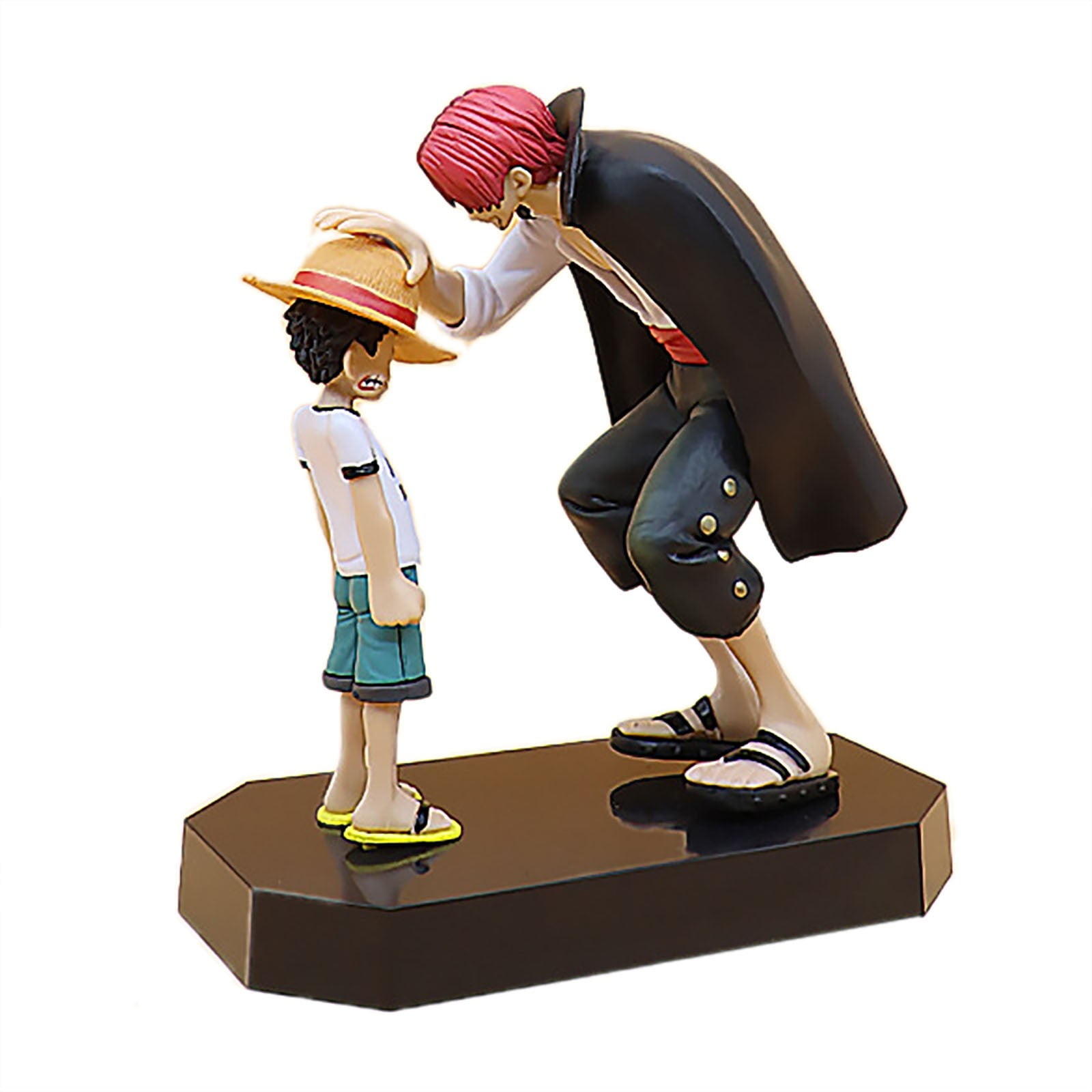 7inch One Piece Figure Set - Shanks & Luffy Anime Action Figure Statues ...