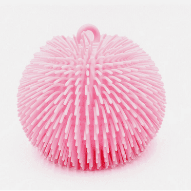 PINK Solid Color Jumbo 9" Puffer Ball - Sensory Fidget and Stress Balls ...