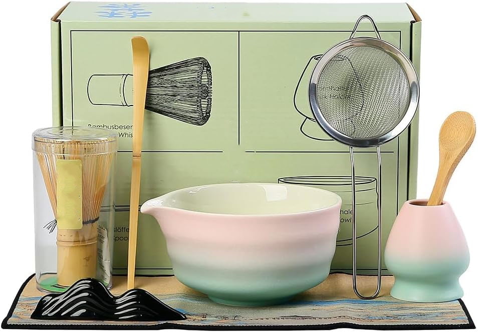 7matcha whisk set - 1Matcha Bowl ，1 matcha whisk, 8pcs matcha kit ...