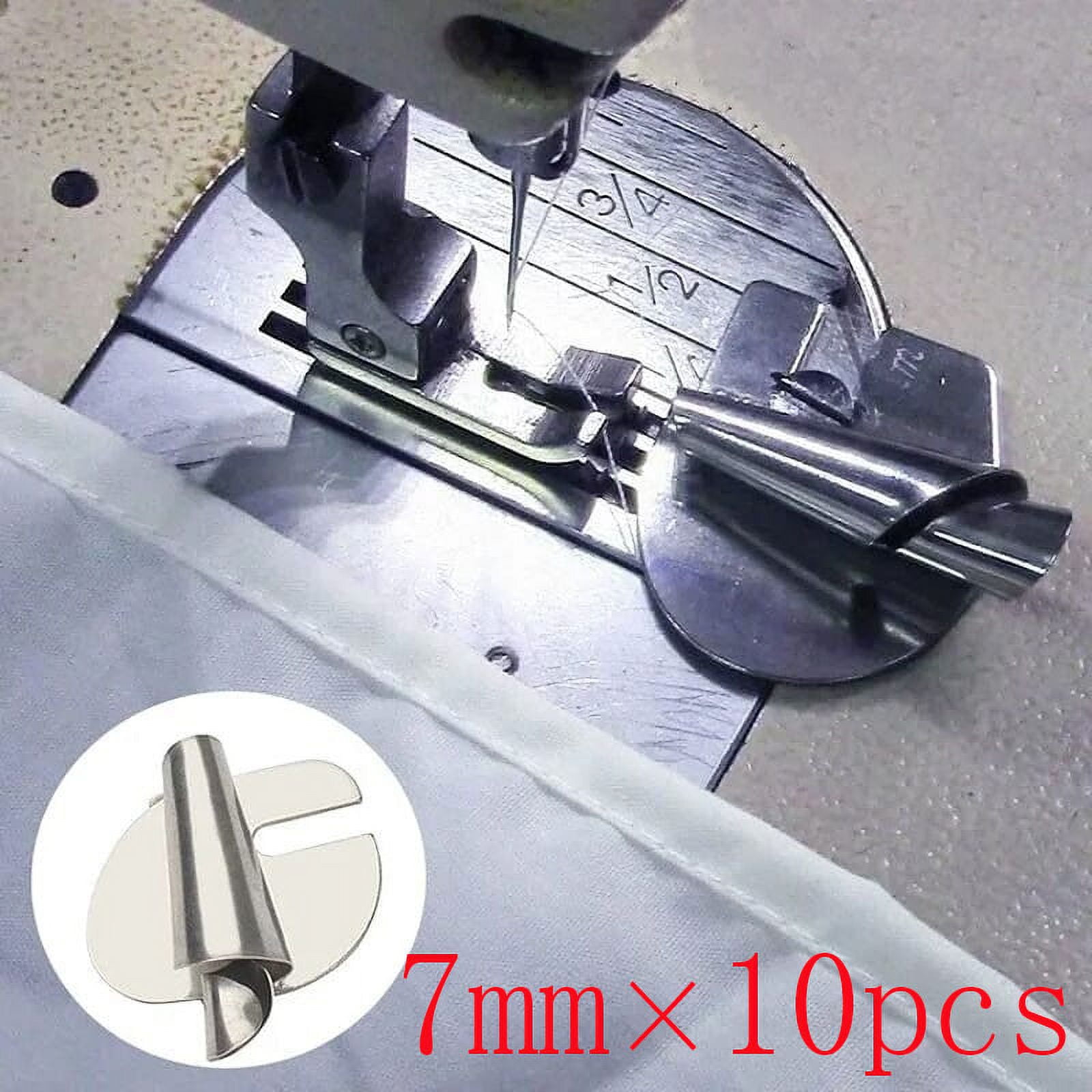 7mm*10 Sew Rolled Hem - Spiral Curler Sew Rolled Hem,Flat Car Household ...