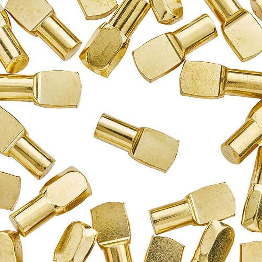 7mm Brass Shelf Pins, Shelf Supports, Architectural Finish (Qty 25 ...