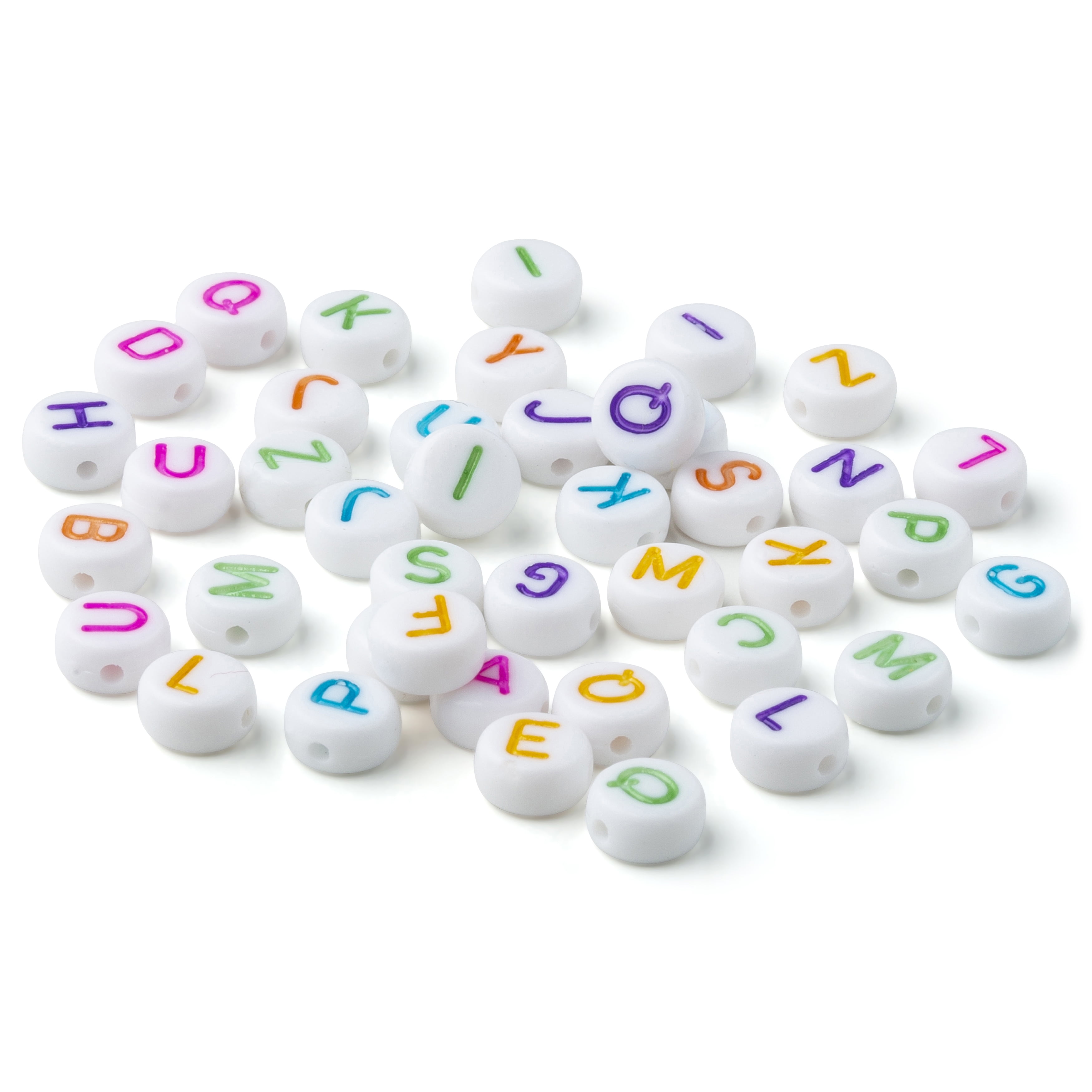 7mm Colorful Alphabet Round Beads by Creatology - Walmart.com
