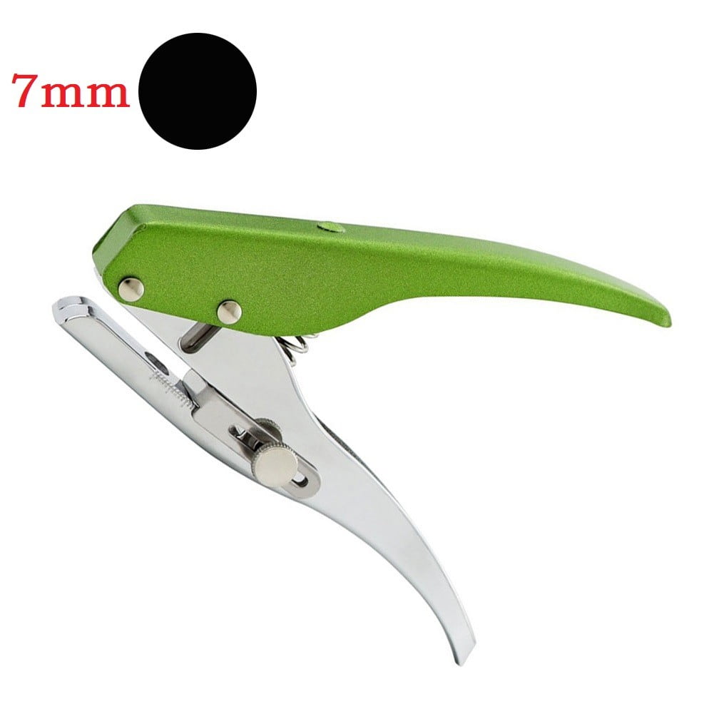 7mm Hand-held Circle Round Single Hole Punch Paper Punch for ID Cards ...