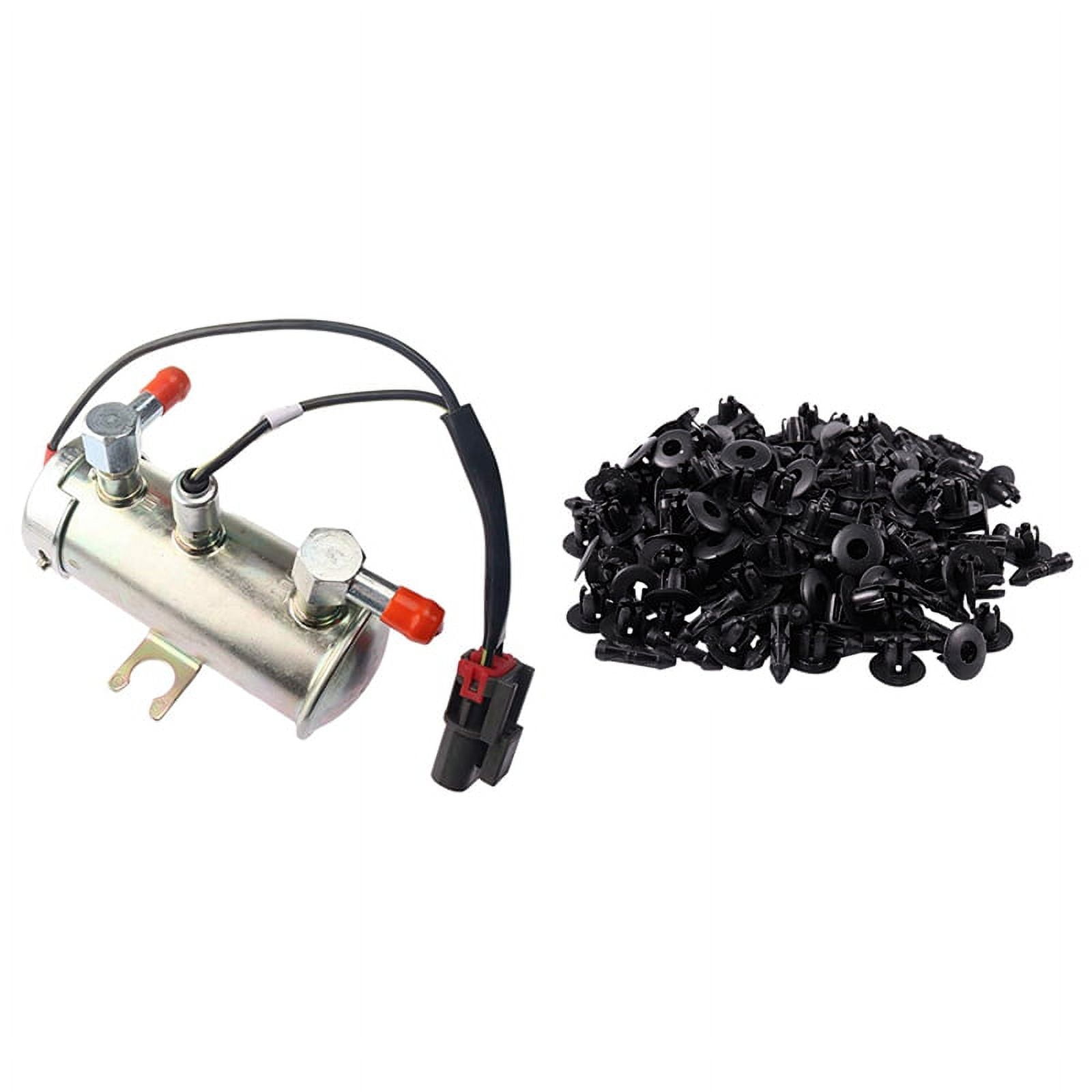 7mm Hole Plastic Rivets Fastener Auto Car Bumper Push Clips 100 Pcs ...