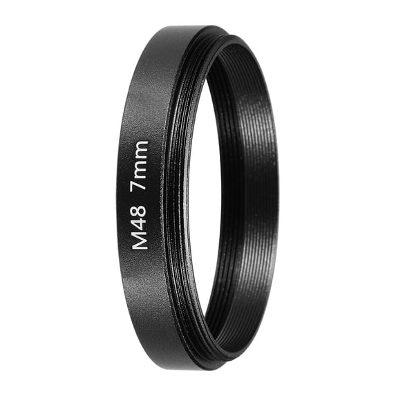 7mm M48 Lens Adapter Ring Extension Tube for Camera and Eyepiece, Black ...