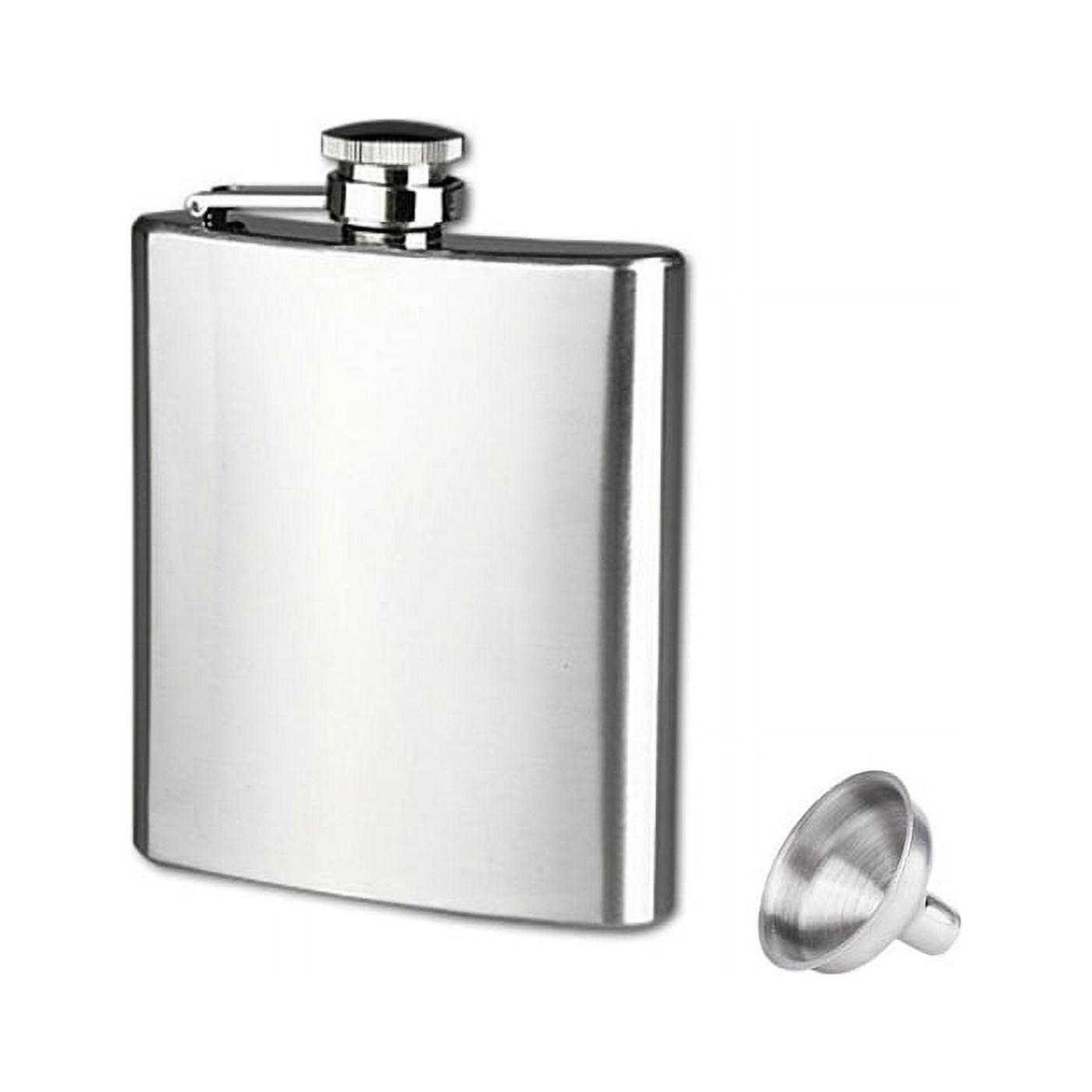 7oz Stainless Steel Hip Flask Pocket Liquor Bottle Leakproof Whiskey ...