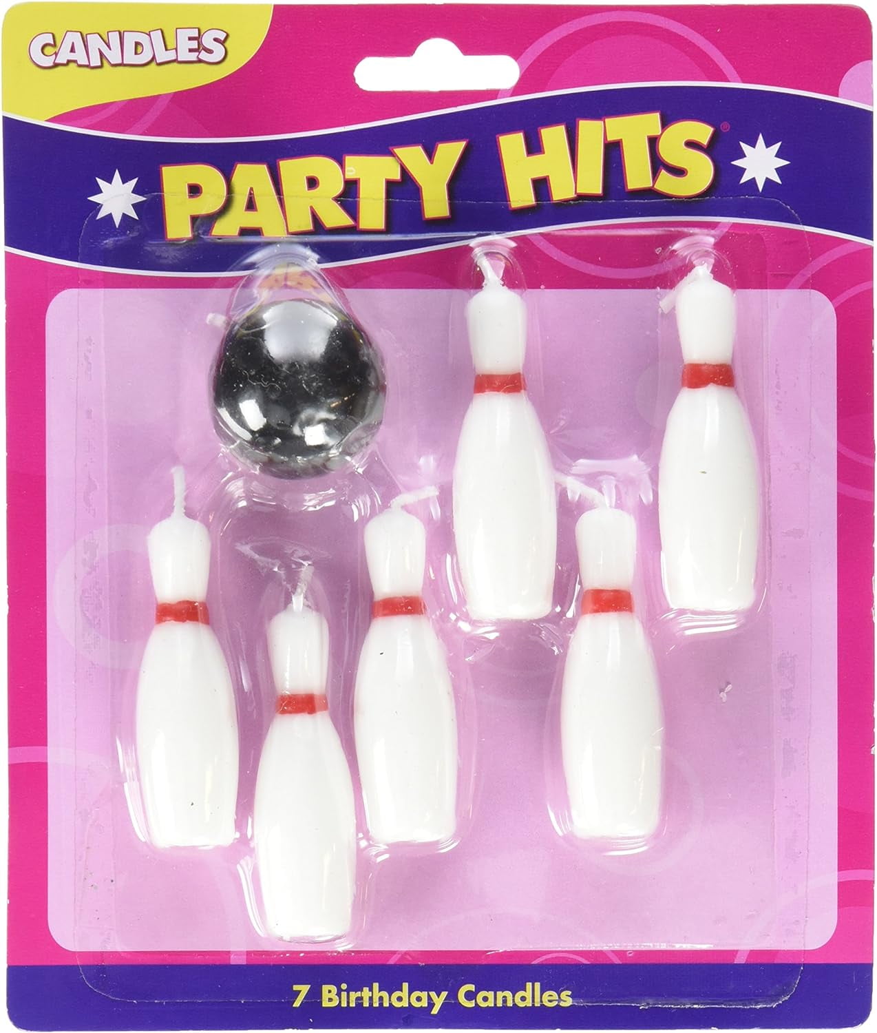 7pc Bowling Pins Cle Set – Perfect for Bowling Cake Decorating Plus ...